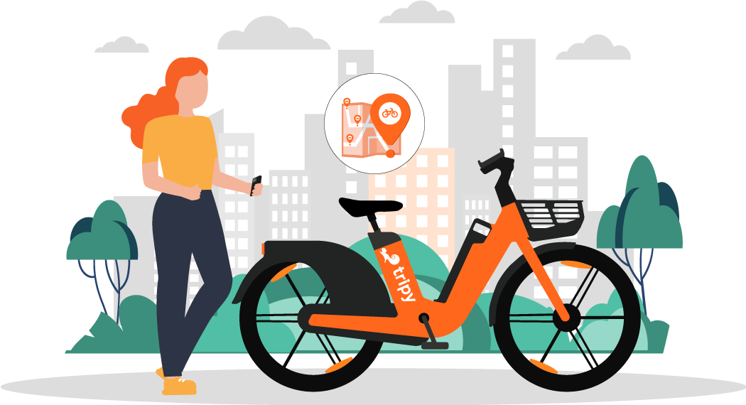 Tripy — Paylaşımlı Akıllı Bisiklet — Elektrikli Bisiklet Paylaşımı!
